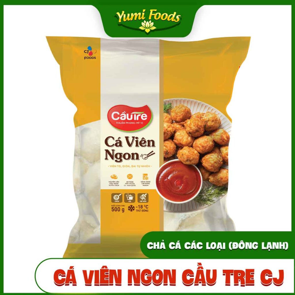 Cá Viên Ngon Cầu Tre CJ 500g - Hương vị quê nhà
